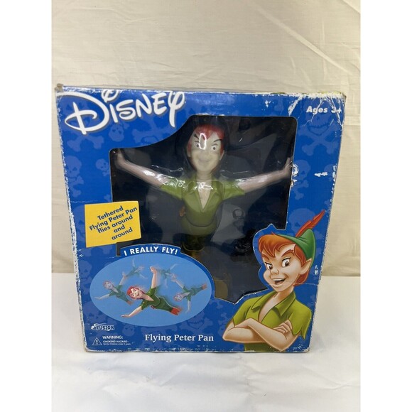 Disney | Toys | Rare 202 Flying Peter Pan Fusion Toys Disney Tethered 8 ...